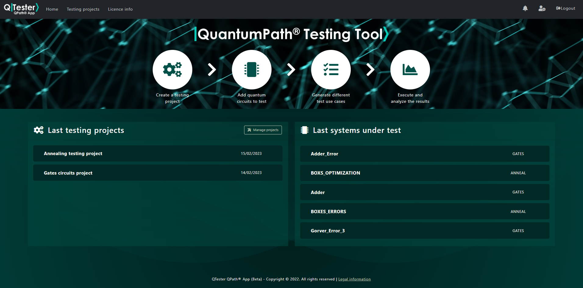 QTester, a new APP for quantum software testing - aQuantum